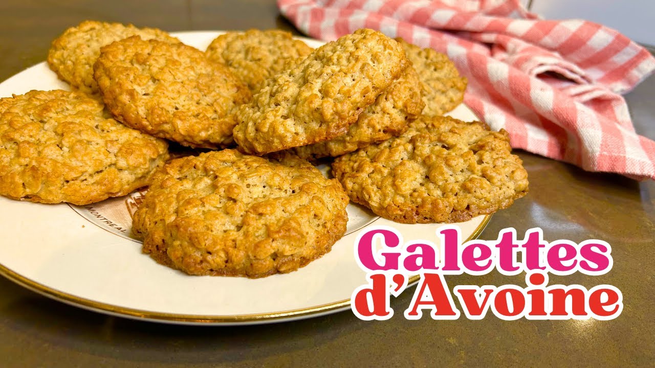 Galettes d’Avoine : Délicieux biscuits Moelleux et Croustillants à l ...