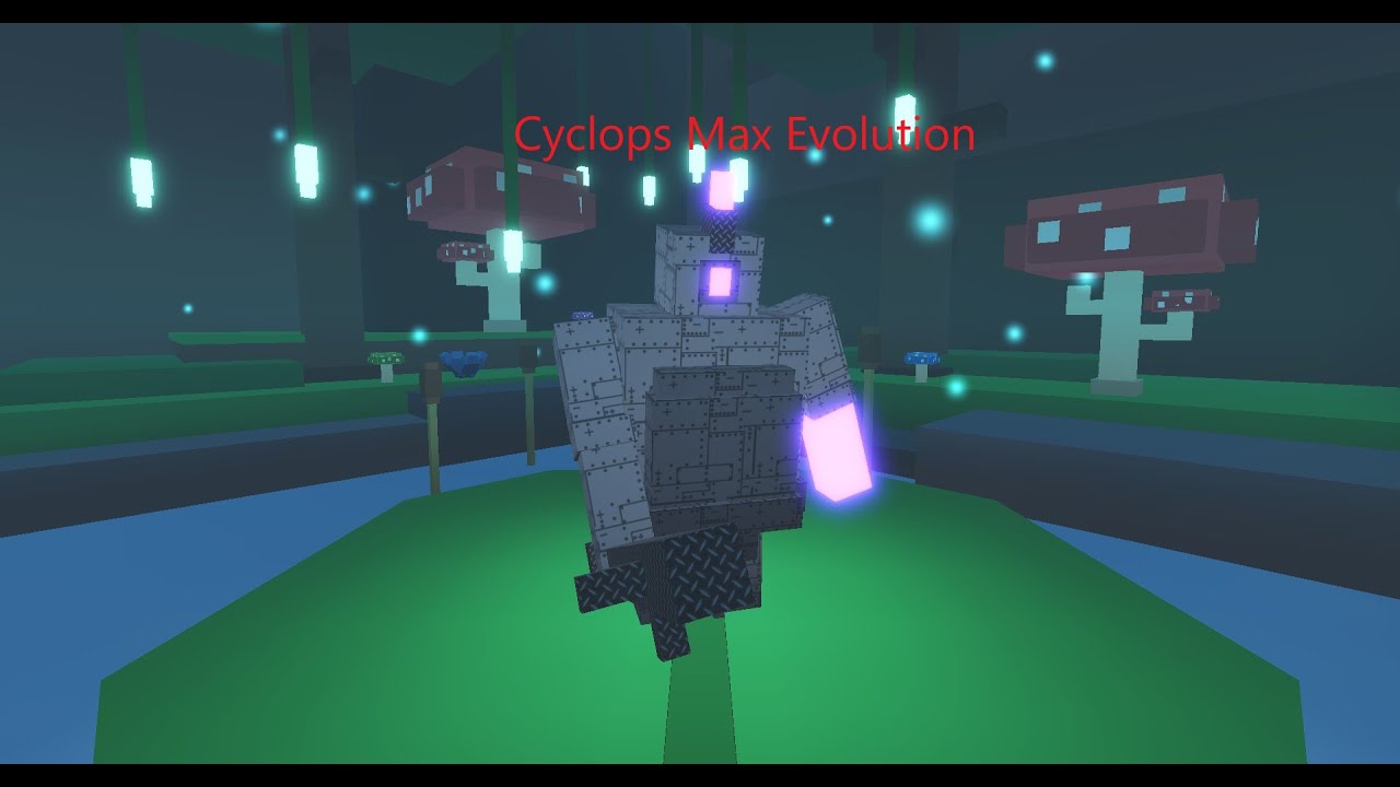 Cyclops Max Evolution Showcase | Creature Chaos Roblox - YouTube