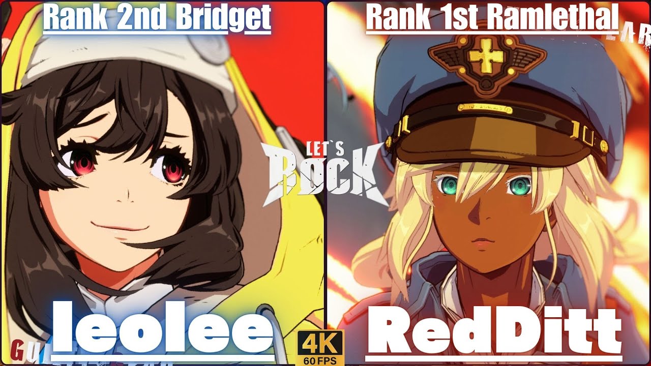 GGST Rank 2nd Bridget / ブリジット [ leolee ] vs Rank 1st Ramlethal / ラムレザル ...