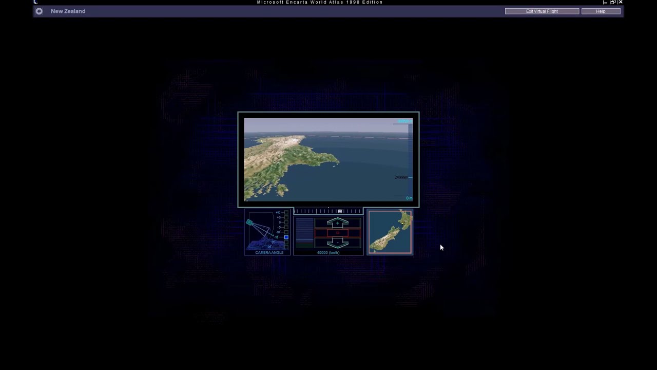 Microsoft Encarta World Atlas 98 Virtual Flight music - YouTube