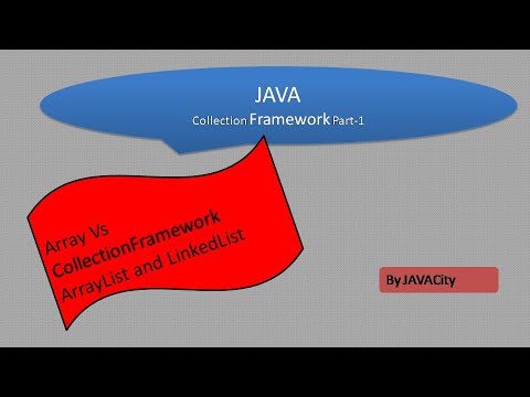 Array Vs Collection Framework,ArrayList And Linked List - YouTube