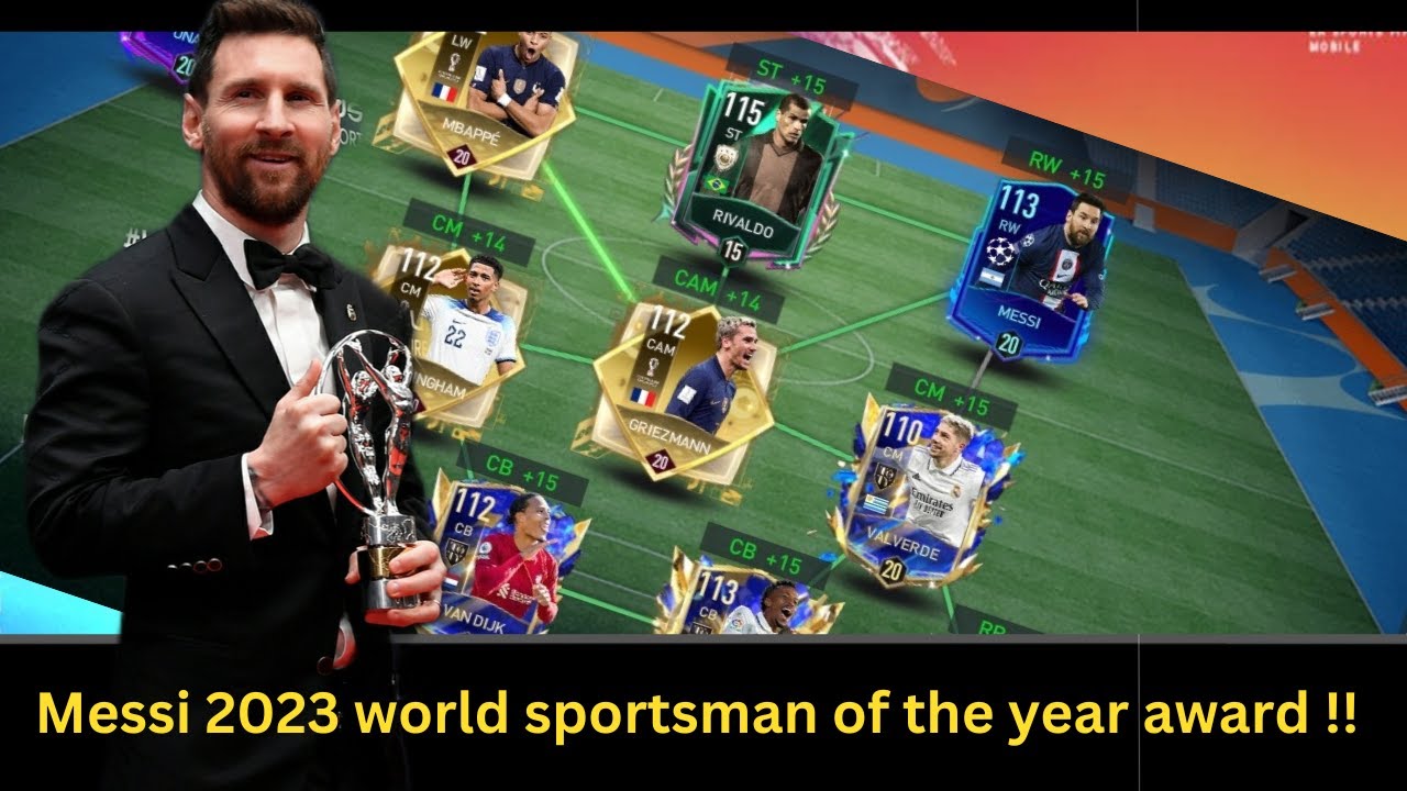LIONEL MESSI WORLD BEST SPORTS PLAYER AWARD 2023 || TOTS COMING SOON ...