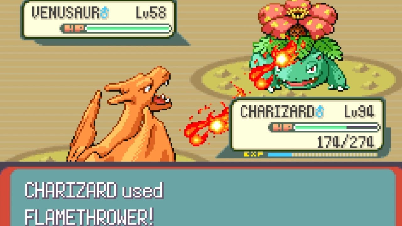 Charizard Vs Venusaur! Pokémon Emerald Kaizo! - YouTube
