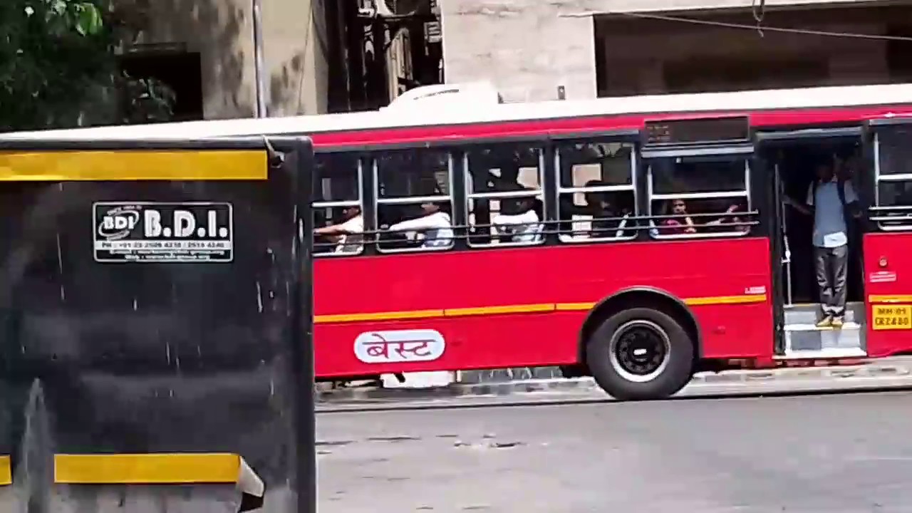 B.E.S.T'S new high-tech bus seen running on roads - YouTube
