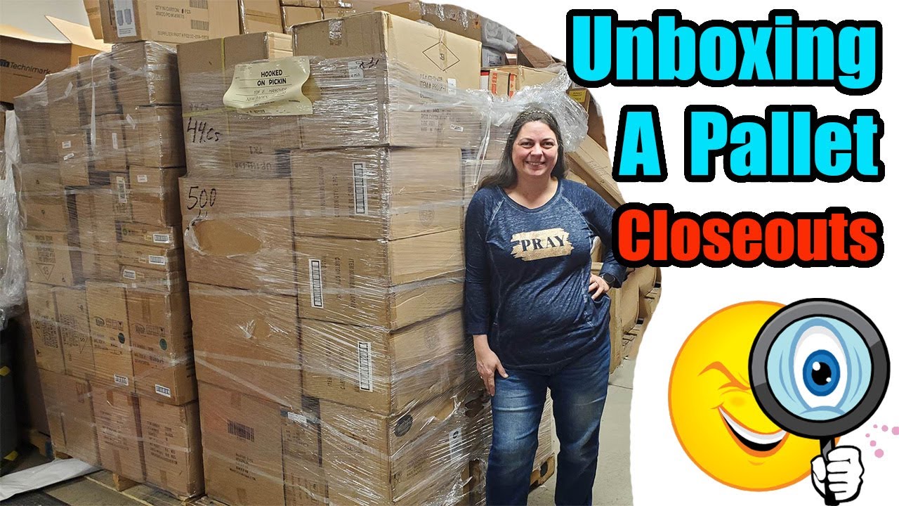 unboxing a massive Pallet - So many unusual items! Check out what we ...