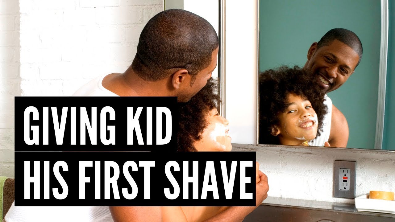 Everything You Should Know About Giving Your Kid His First Shave - YouTube