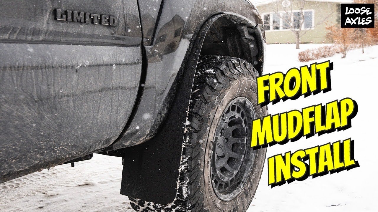 How I Upgraded The Front Mudflaps On My 4th Gen Toyota 4Runner - YouTube