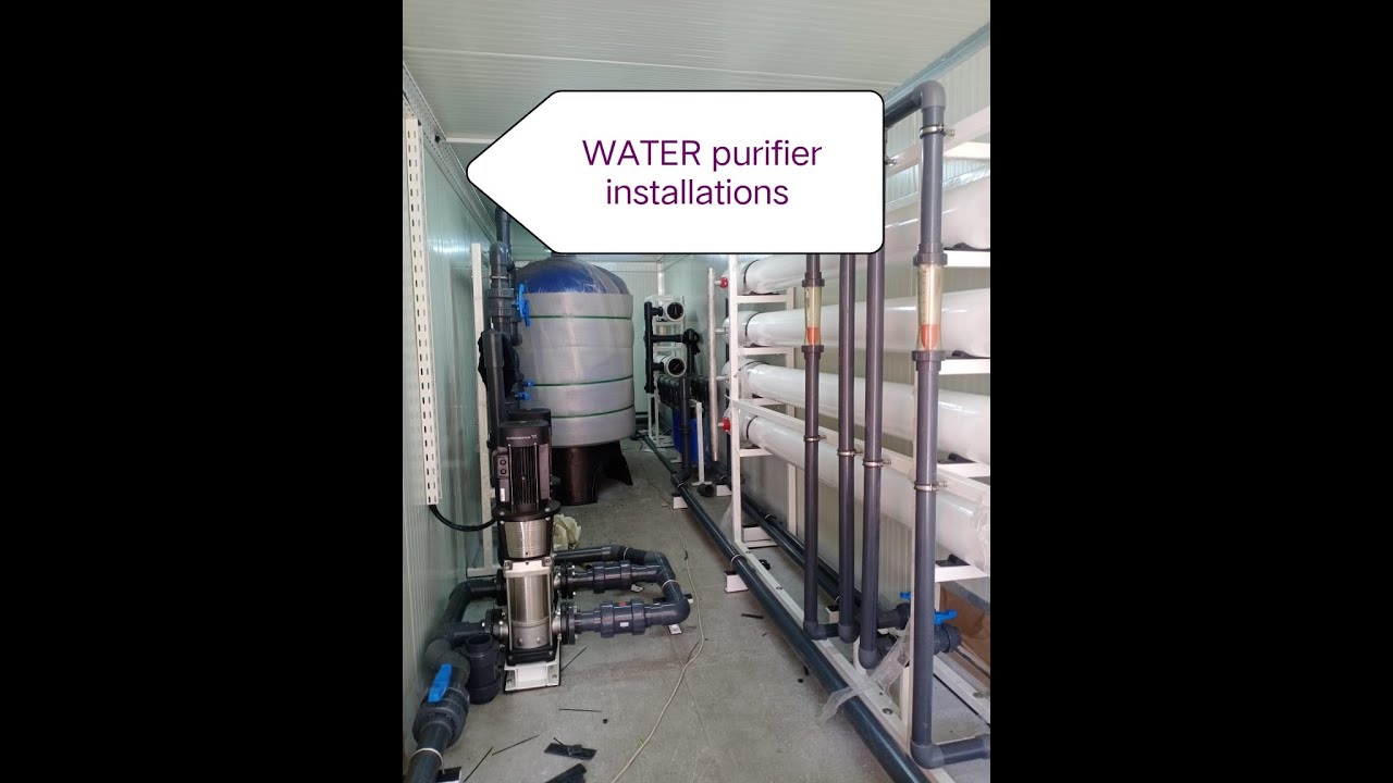 water purifier installation IN UAE - YouTube