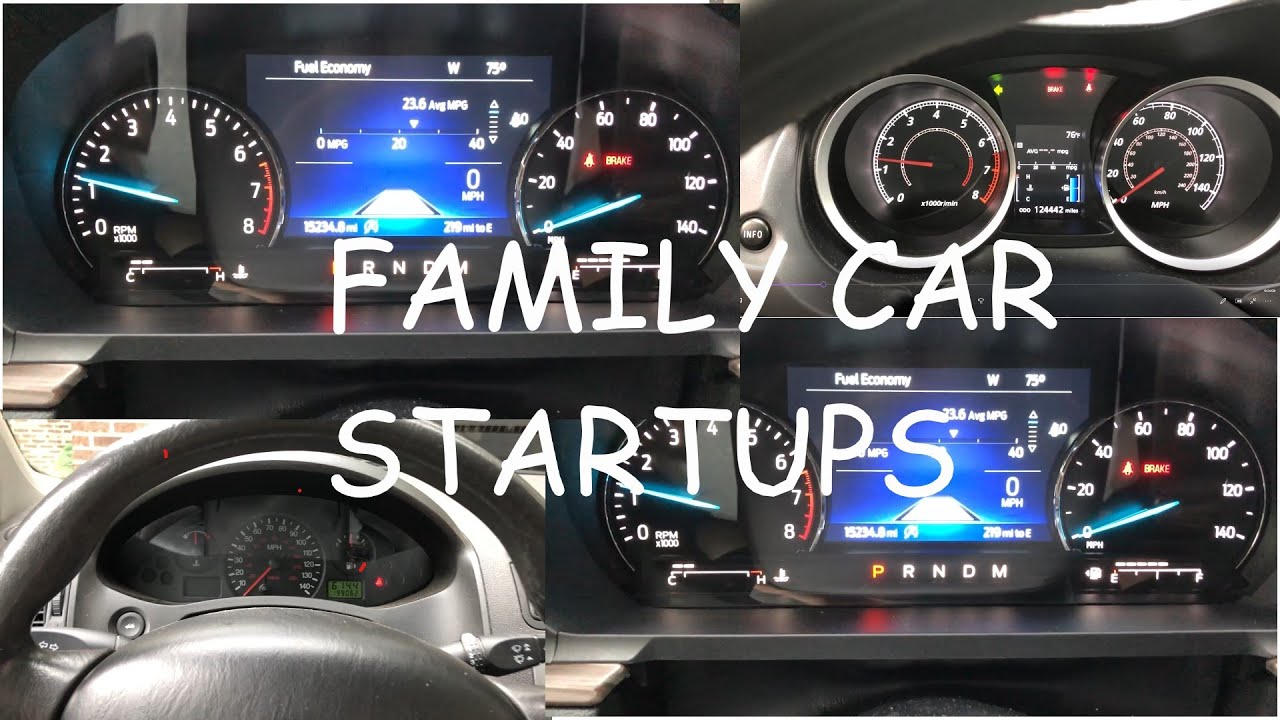 Family Car Startups - YouTube