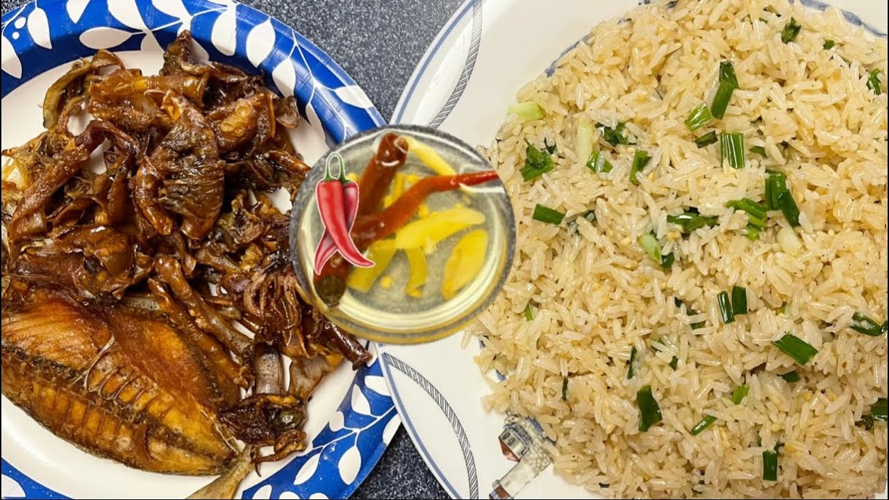 Best partner Sinangag at pritong tuyo recipe // Pinay in NC - YouTube