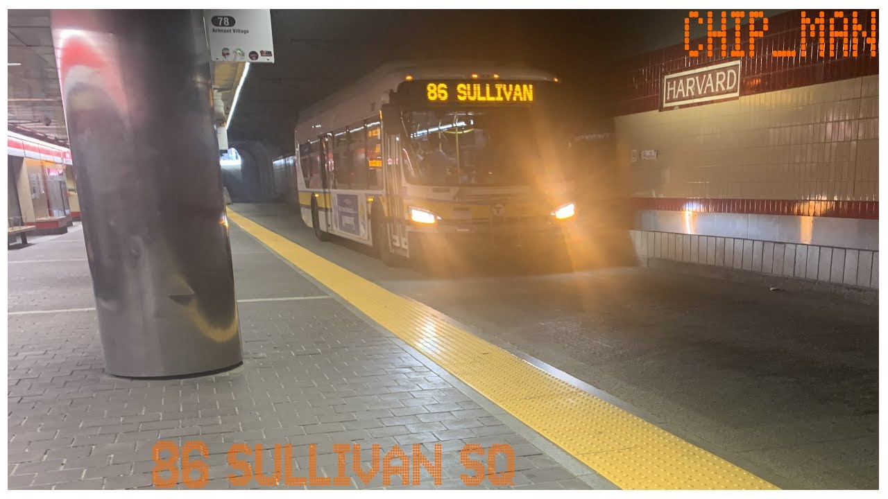 MBTA Route 86 to Sullivan from Harvard - #2057 - YouTube