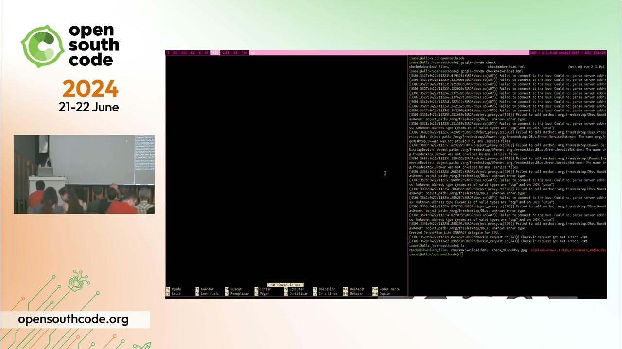 Isabel Bernal. Monitorizando con Checkmk, #OpenSouthCode24 - YouTube