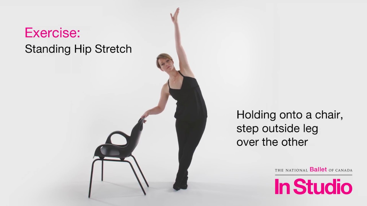 In Studio: Standing Hip Stretch | The National Ballet of Canada - YouTube