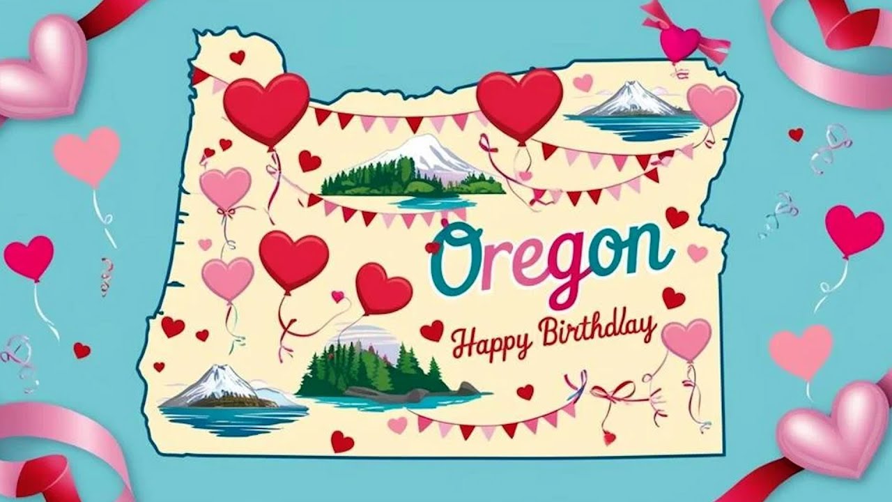 Oregon turns 166! State shares birthday with Valentine's Day - YouTube