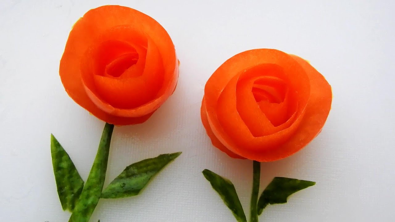 Handmade Tomato Rose & Food Designs for Hotel & Restaurant Garnish ...