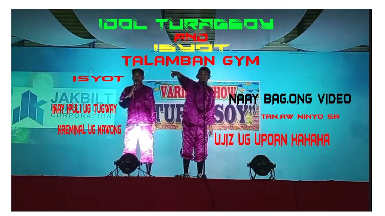 Tres Gwapitos Idol Turagsoy& isyot Variety show Talamban gym 05/10/2023 ...