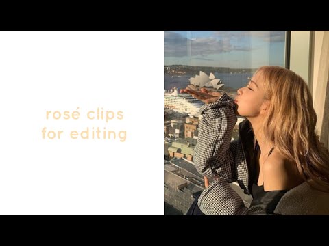rosé clips for editing