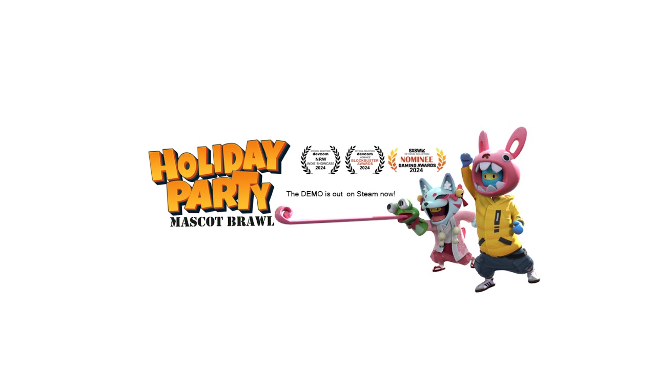 Holiday Party: Mascot Brawl Gameplay (Demo is on Steam today) - YouTube