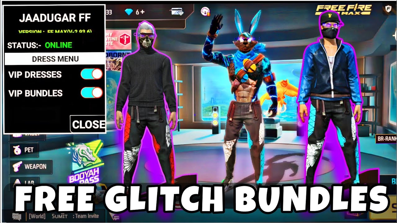 Free Fire Max Glitch Apk 😍| Free fire Glitch Bundles | 100% Antiban Apk | No Ban @ITzMRXFF - YouTube