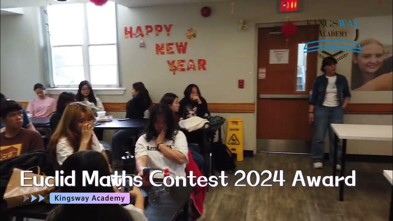 Excel in Euclid Math Contest 2024 - YouTube