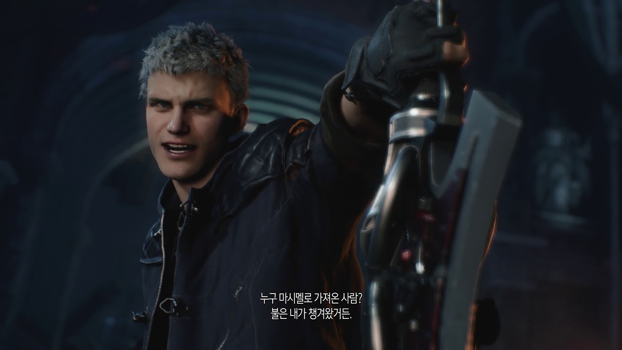 Devil May Cry 5 Gameplay : 4K (50% Render) - Korean - Part 1 - YouTube