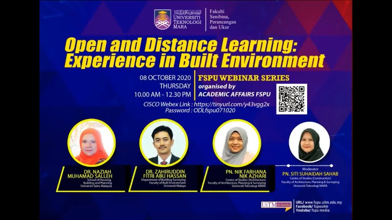Open and Distance Learning Experience in Built Environment - YouTube
