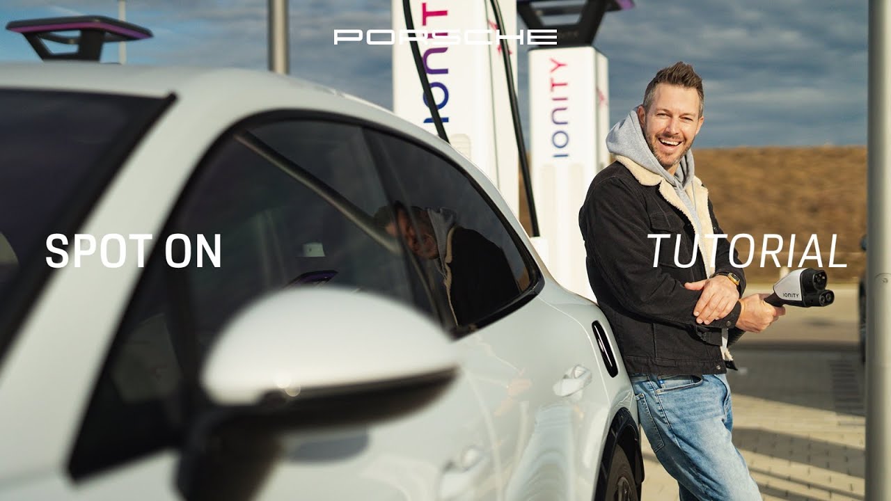 How to charge the all-electric Macan | Tutorial | Spot On - YouTube