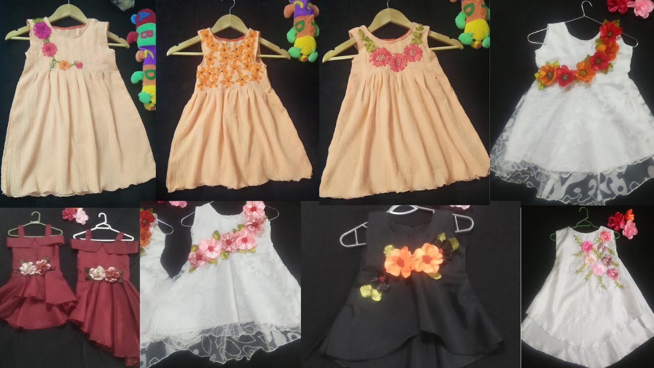 Ribbon work baby frock designs / New Ribbon Work Embroidery Baby Frock ...