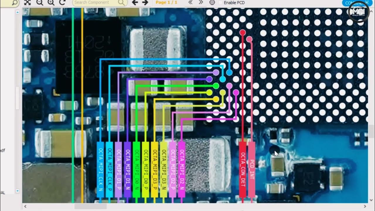 Samsung Galaxy A33 5G LCD, Display, Light Ways Schematic Diagram Solution @RepairLab1472 - YouTube