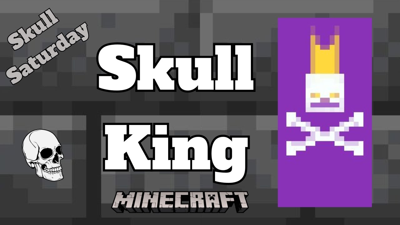 Minecraft Skull King Banner Design - It's Banner Time! - YouTube