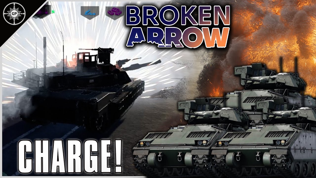 Bradleys CHARGE with Shock and Awe! | Broken Arrow MP 5 US vs 5 US ...