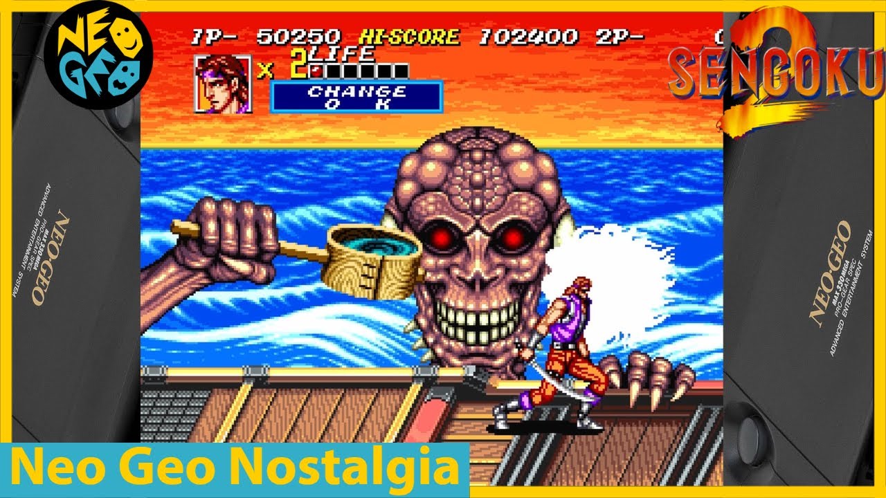 One WEIRD Beat Em Up! Sengoku 2 on the Neo Geo! Time Traveling Arcade ...