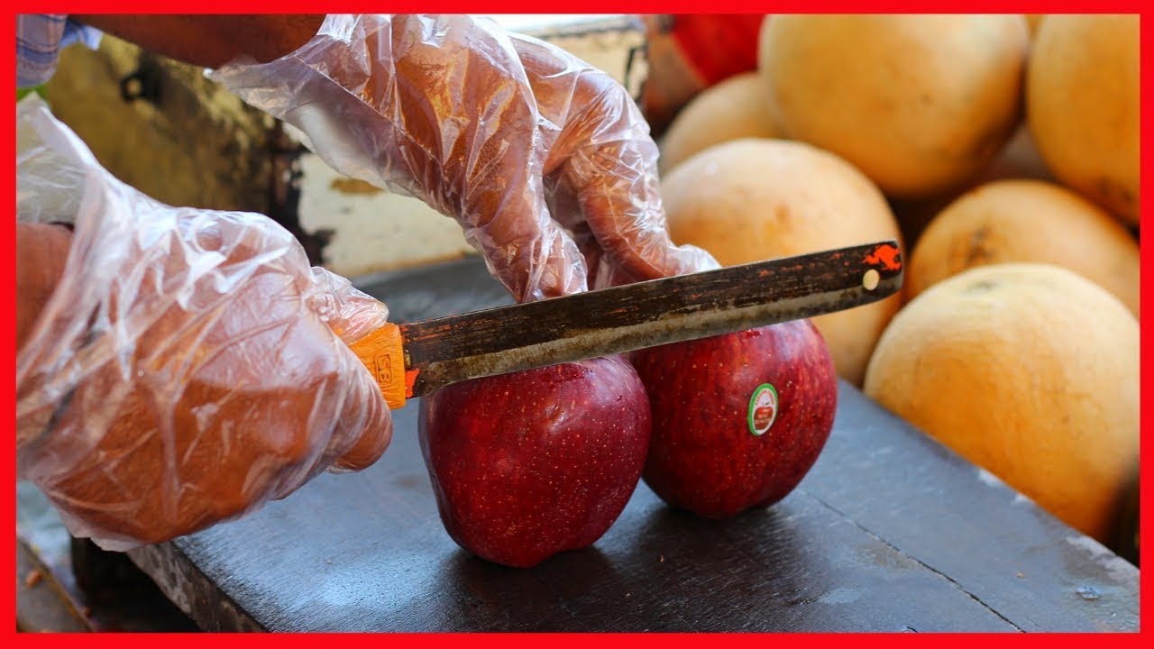 FRUIT NINJA of FRUITS | Amazing Fruits Cutting Skills | Indian Street ...