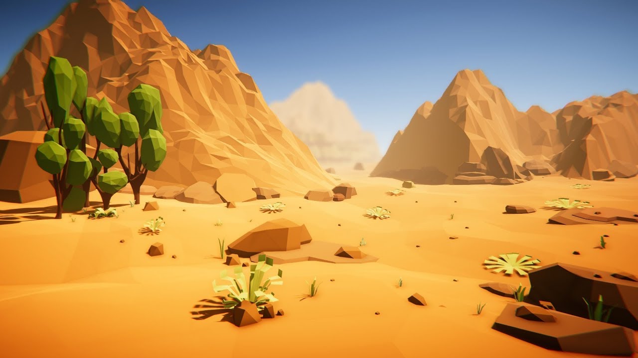 Low Poly Lighting Sample 5 - YouTube