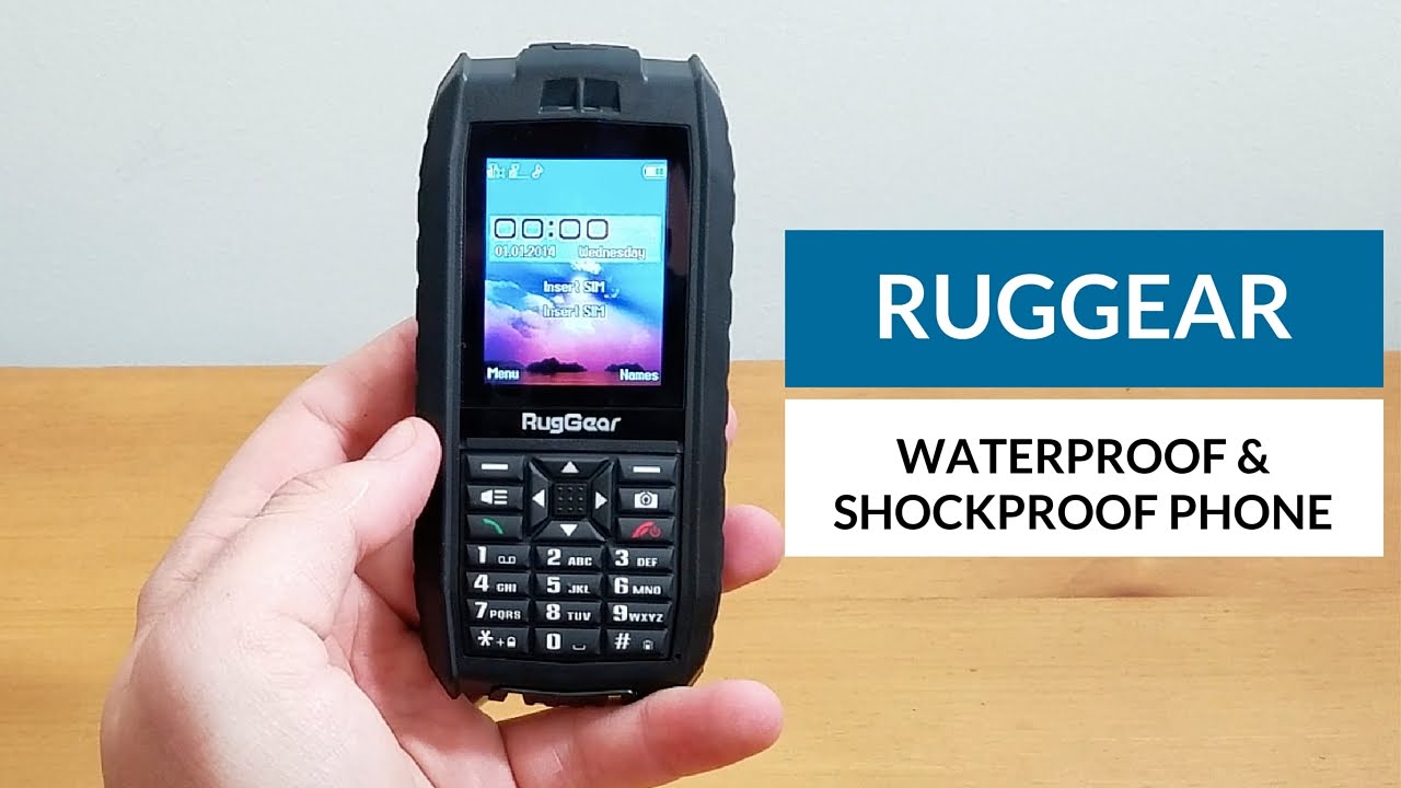 RugGear RG128 - Waterproof phone - Floatable Phone Unlocked Rugged ...