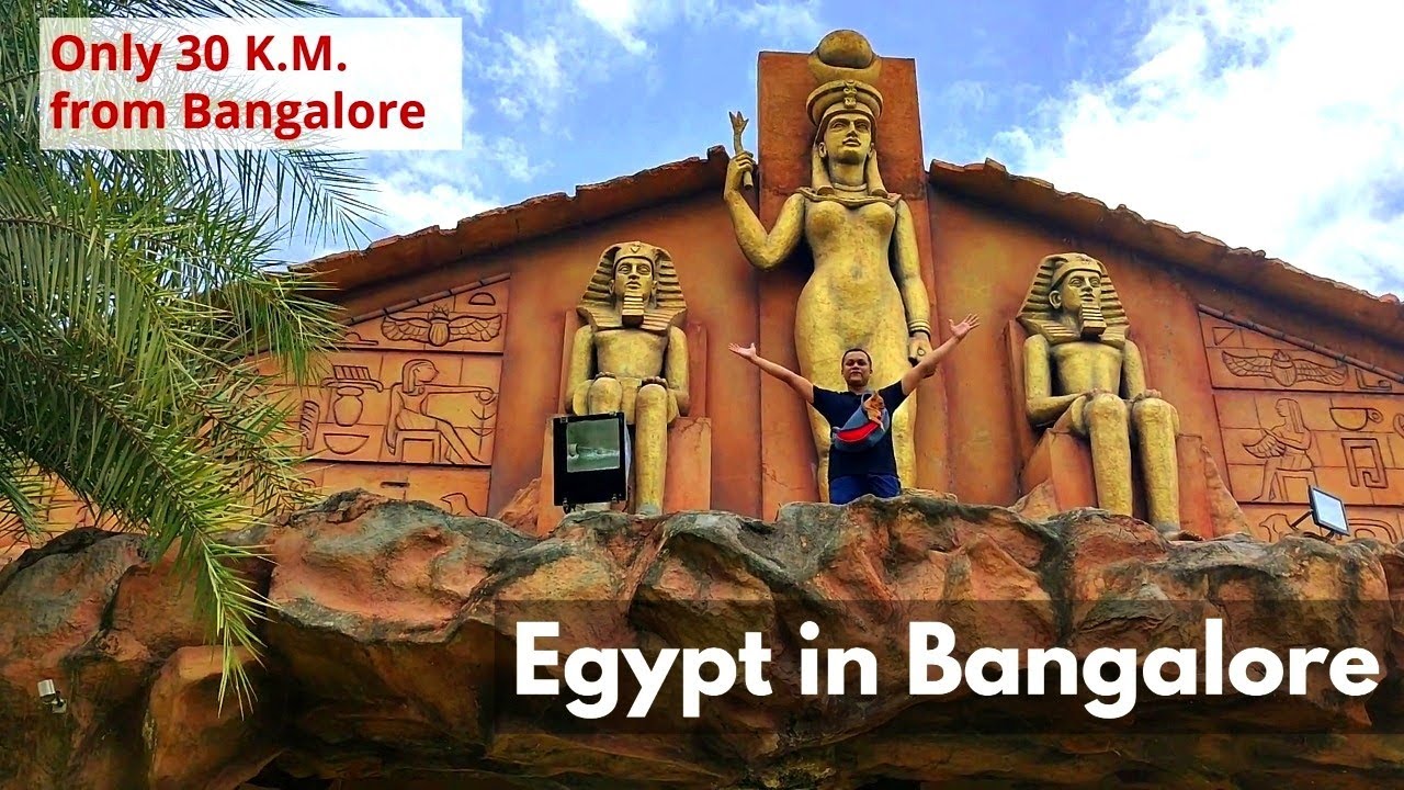 World tallest Egyptian statue| Resort in Bangalore| Golden Amoon Resort ...