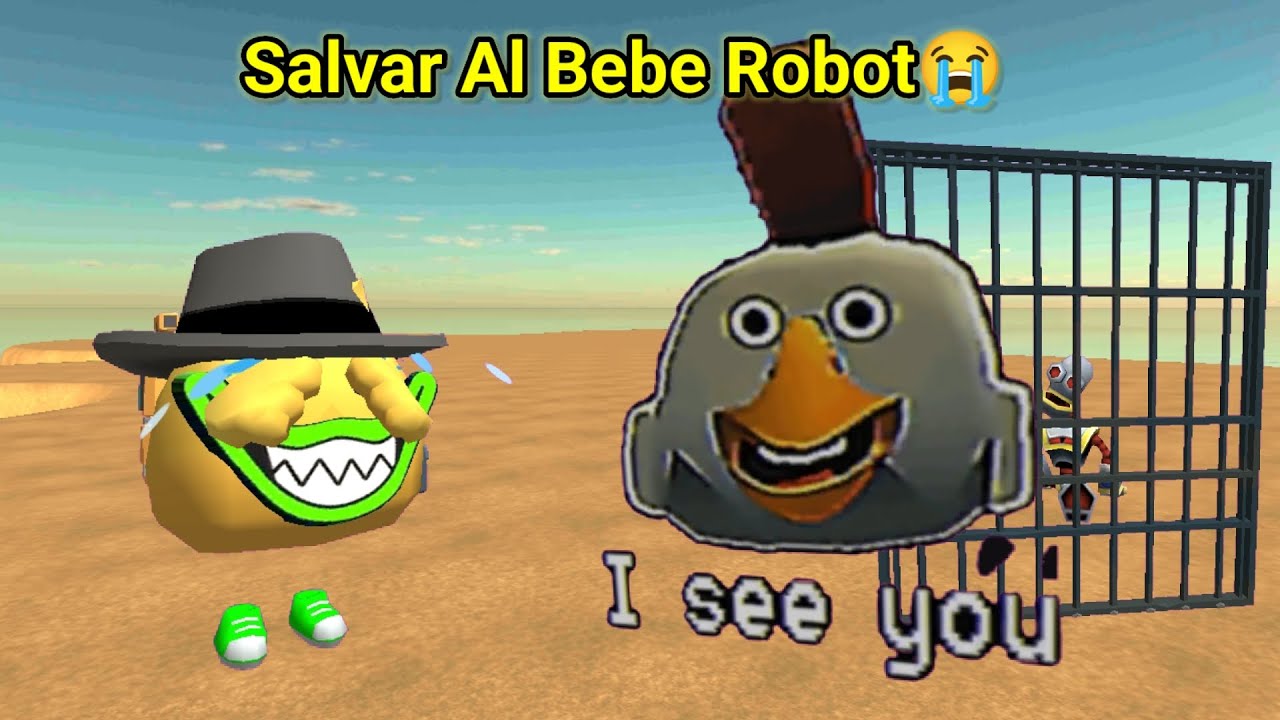 Misión De Salvar Al Amigo Bebe Robot vs NEXTBOT😡🤖😭!!!!Chicken Gun - YouTube