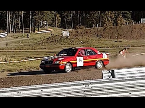 Mercedes-Benz C180 Rally Car - Third Rally Event - YouTube