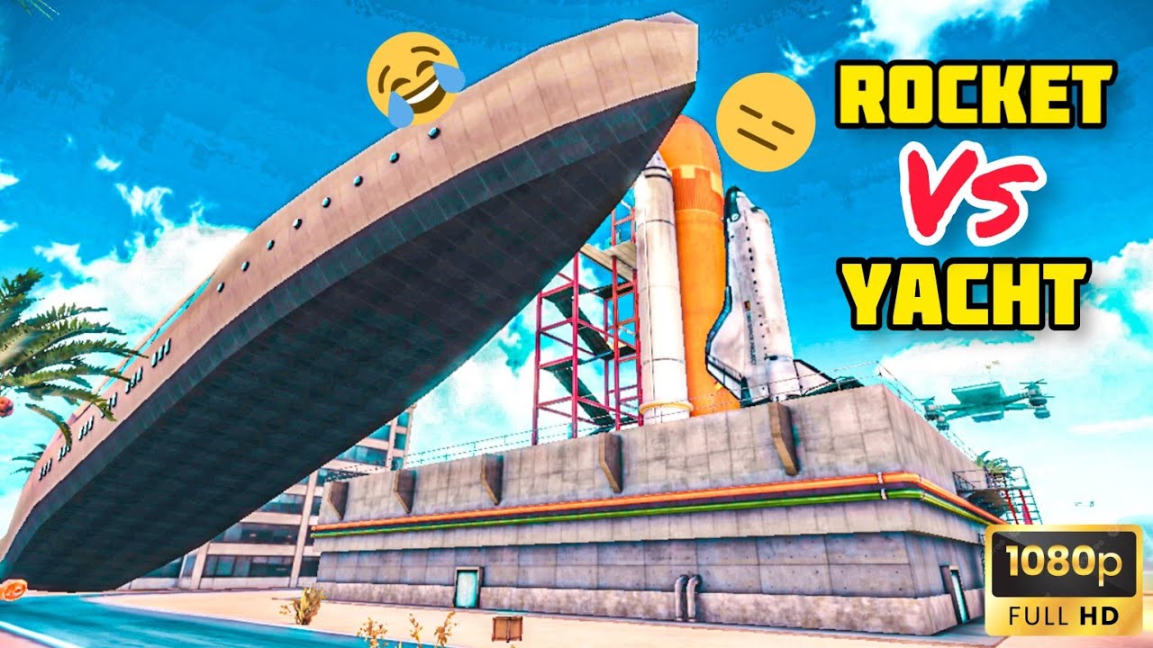 WHAT IF? ROCKET VERSUS LUXURY YACHT | OFF THE ROAD HD OPEN WORLD ...