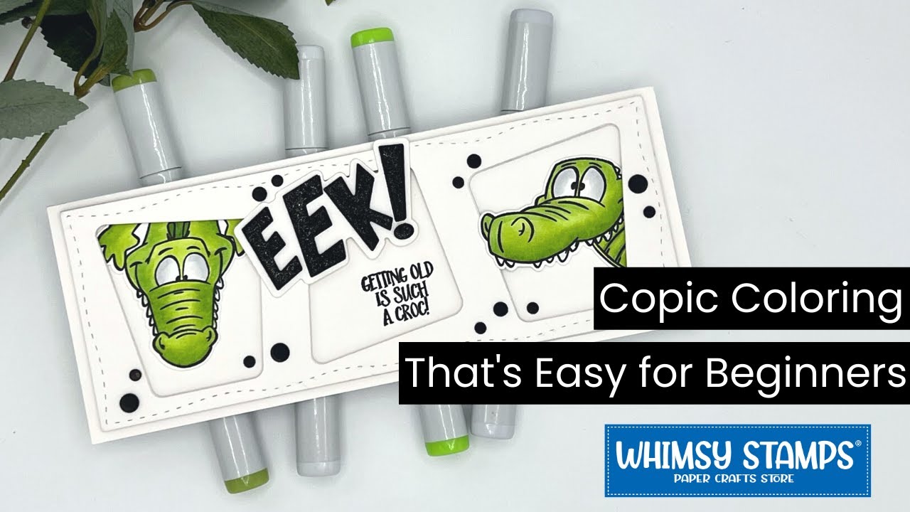 Copic Coloring That's Easy For Beginners - YouTube