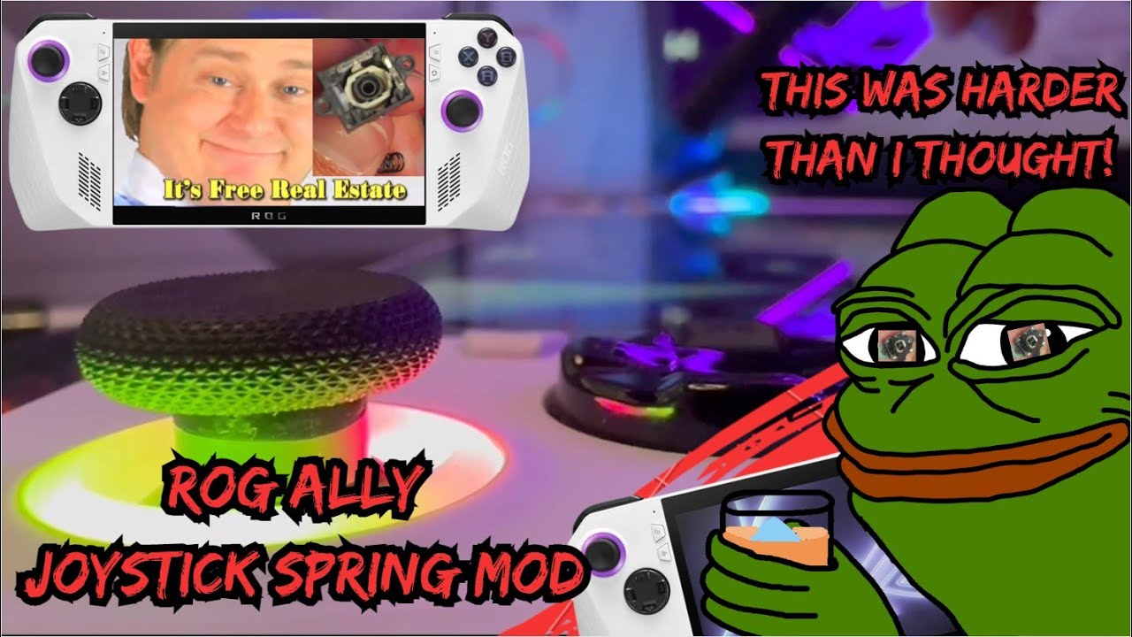 Rog Ally Joystick Spring Mod - Stiffens Your Sticks! But Was It Worth ...