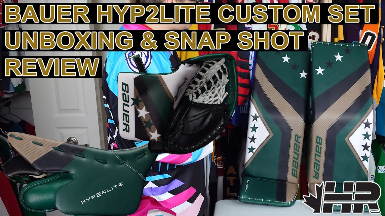 Bauer Hyp2rlite (Hyperlite 2) Custom Goalie Pads, Blocker, & Catching ...