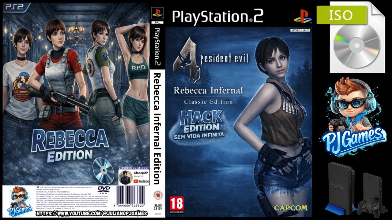 Resident Evil 4 Rebecca Infernal Edition [HACK SEM VIDA INFINITA] (PS2 ...