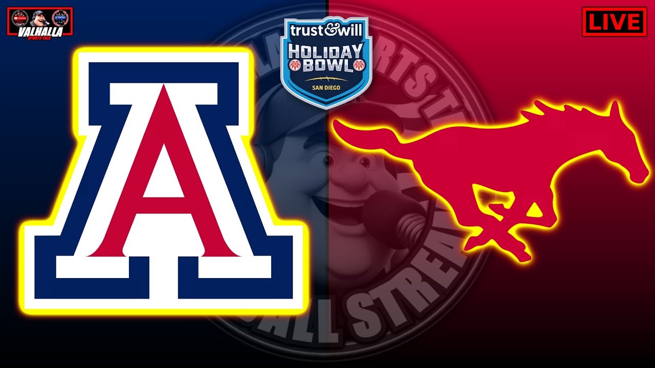 Arizona Wildcats vs SMU Mustangs Holiday Bowl Play By Play NCAA ...