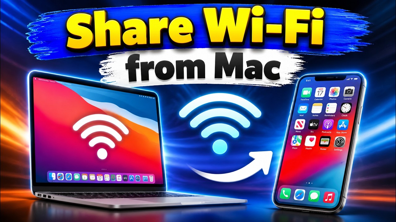 How to Share Wi-Fi from Mac to iPhone or Another Mac | Easy Step-by ...