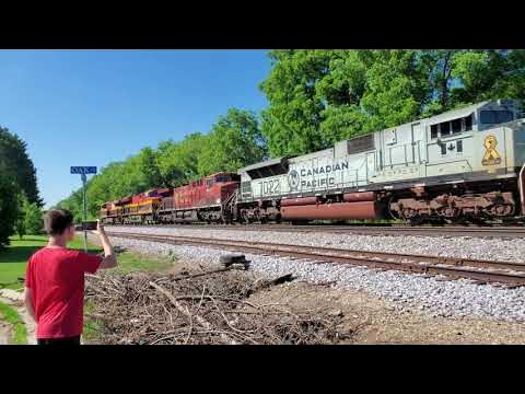 06/29/2022 KCS 4792, KCS 5016,CP 8523, CP 7022, @TrainswithAndy - YouTube