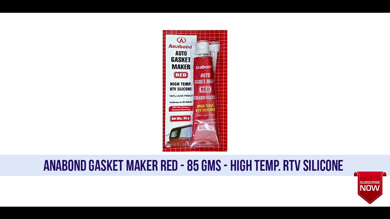 Anabond Gasket Red 85Gms Specifications || Helmet Don India - YouTube