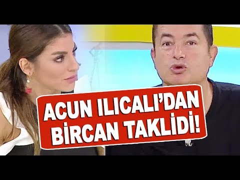 Acun Ilıcalı'nın Bircan Bali taklidi izleyenleri güldürdü!