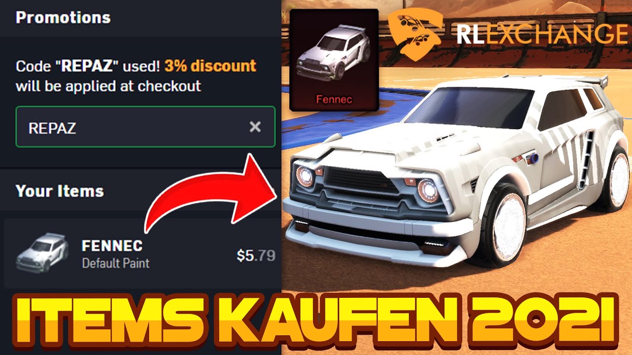 So KAUFST DU Rocket League AUTOS & ITEMS bei RL.EXCHANGE 2021!😍 ...