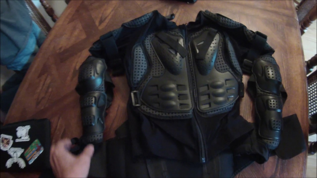 MX full body Armor jacket - YouTube